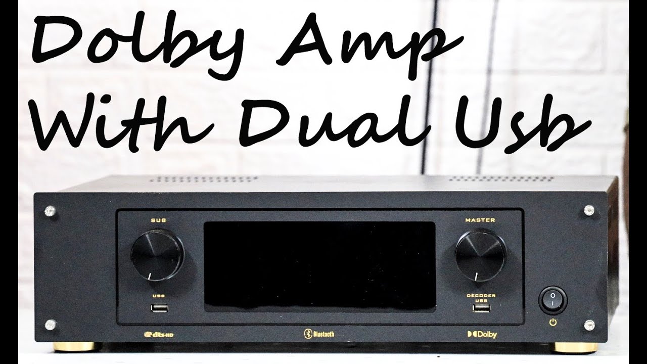 Dolby Amplifier | Dual Usb With Remote Control | Decoder Added For ...