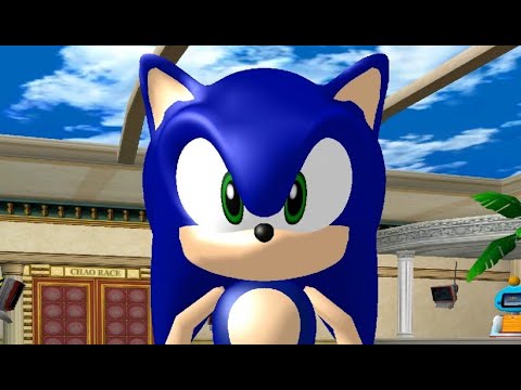 High-Poly Sonic in Sonic Adventure - YouTube