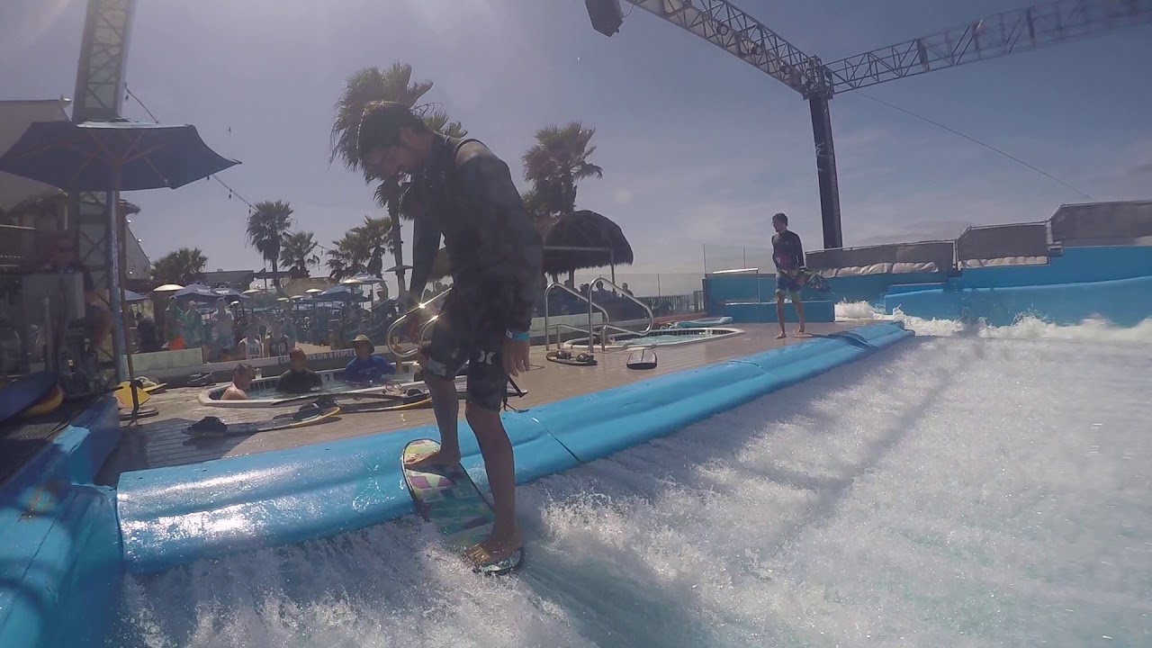 FlowRider FlowBarrel at Wave House San Diego - Pro Surfers - YouTube