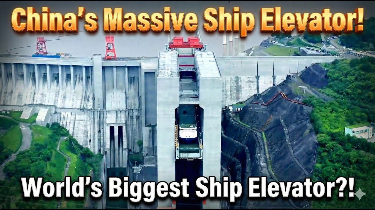 China's Massive Ship Elevator Will Blow Your Mind - YouTube
