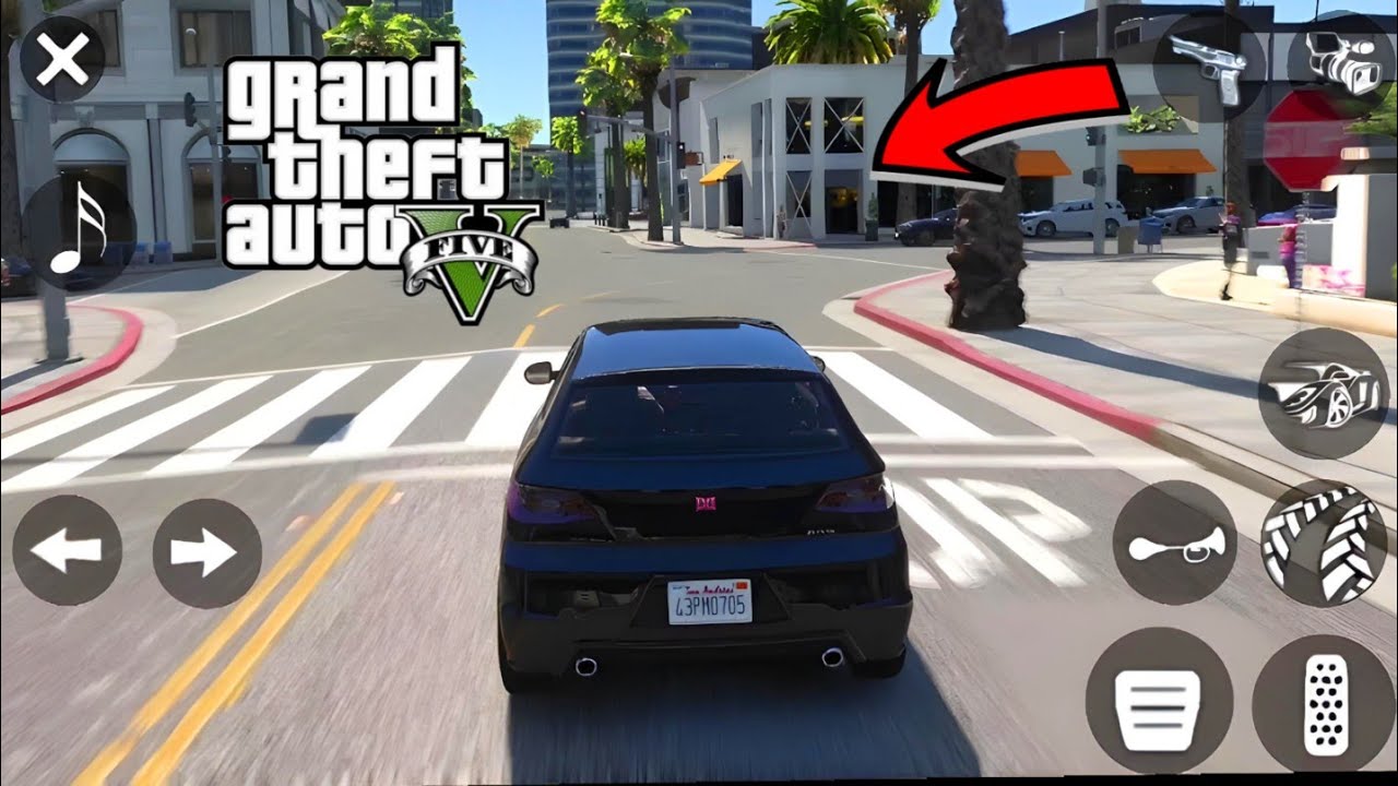 GTA 5 On Android Mobile Skip Verification Gameplay + GTA 5 IOS - #42 ...