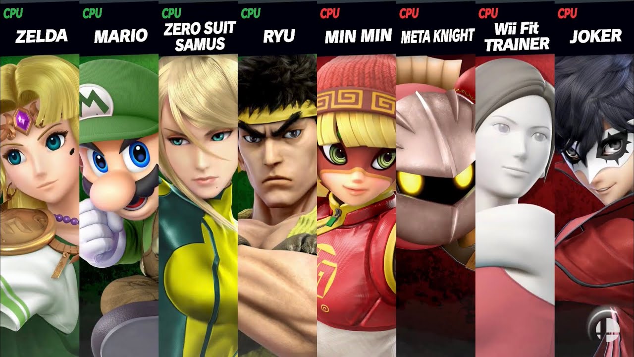 Super Smash Bros. Ultimate - Green vs Red - YouTube