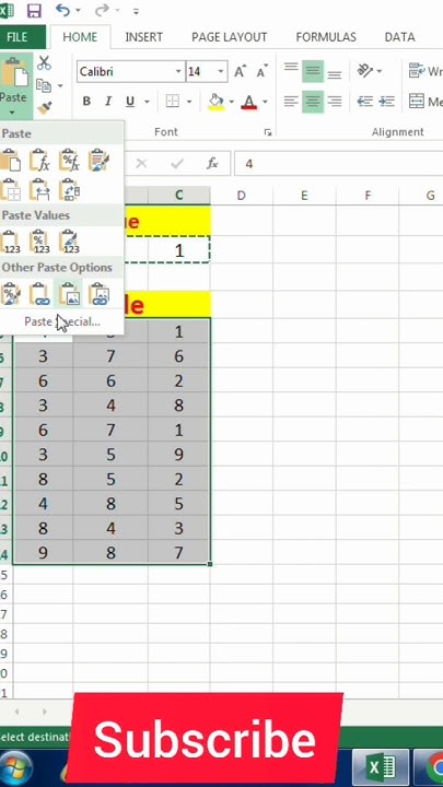 Subtract multiple values to table - YouTube
