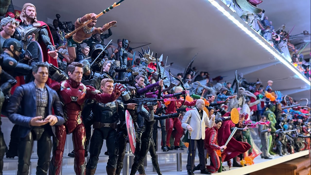 Marvel Legends Collection Display - YouTube