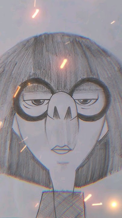 How To Draw Edna E Mode | The Incredibles | By Art with cc. ️🖤 - YouTube