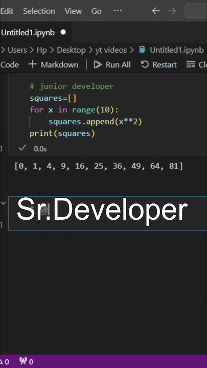 List Comprehensions in 30 seconds : basics to advance python #shorts #ytshorts #youtubeshorts ...