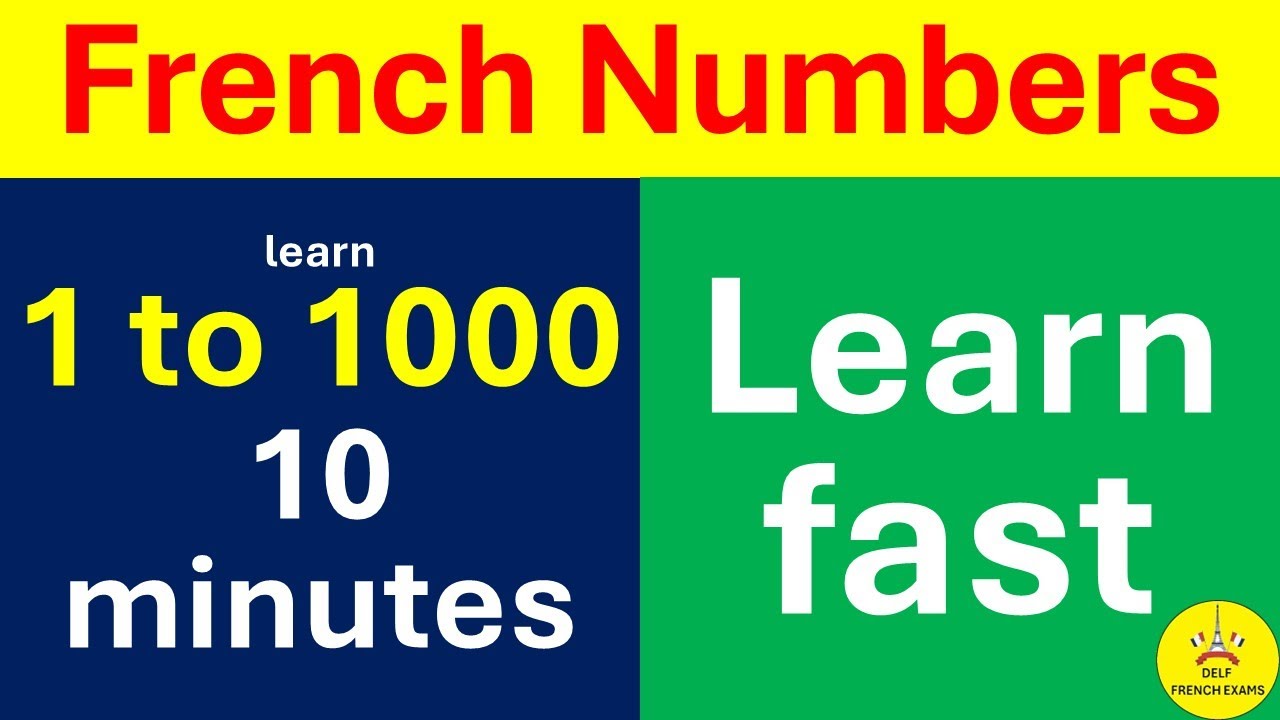 Master French Numbers 1 to 1000 in RECORD Time! Learn French DELF Exam ...