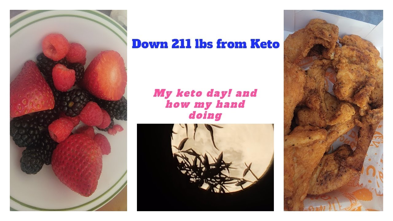 My keto day! and how my hand doing - YouTube