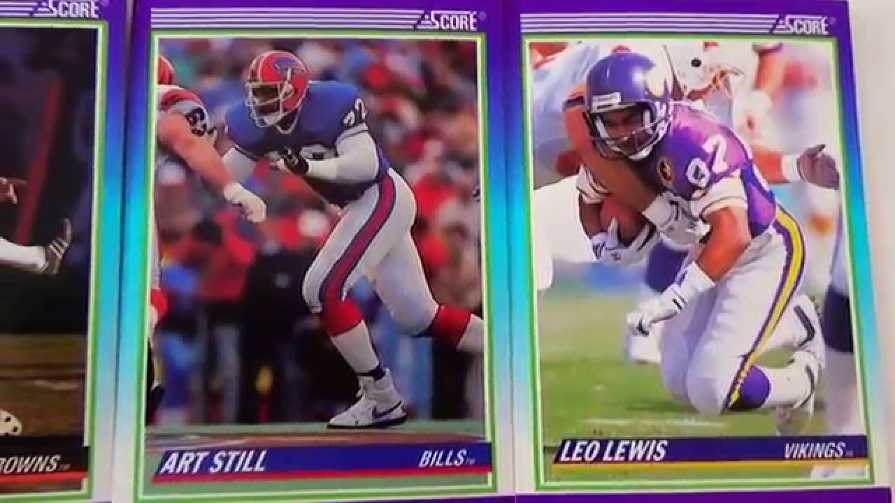Nfl 1990 Score Football Card Set 530-560 - Youtube