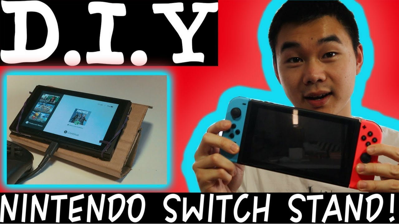 How To Make Your Own Nintendo Switch Stand YouTube How To Make Your Own Nintendo Switch Stand YouTube