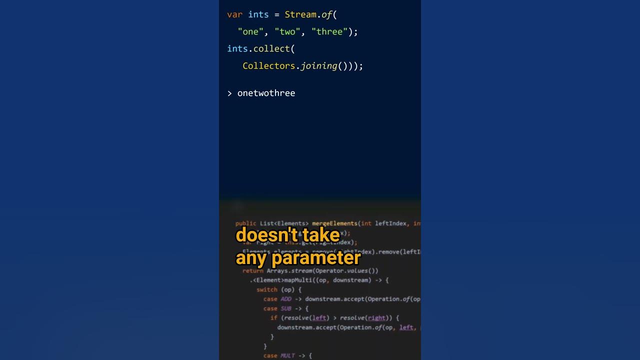 How can you join the elements of a Stream of Strings? - Cracking the Java Coding Interview - YouTube