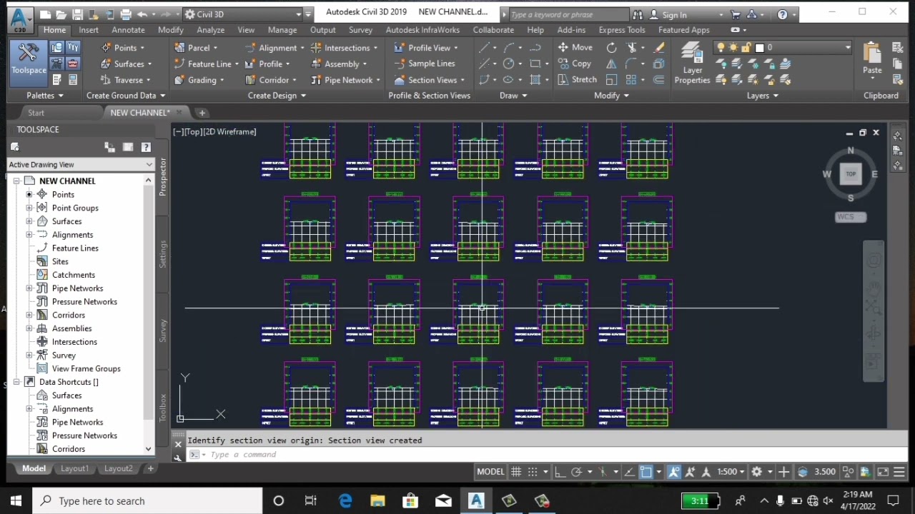 Open Channel Design Using Civil 3D l Create Channel Cross Section l ...