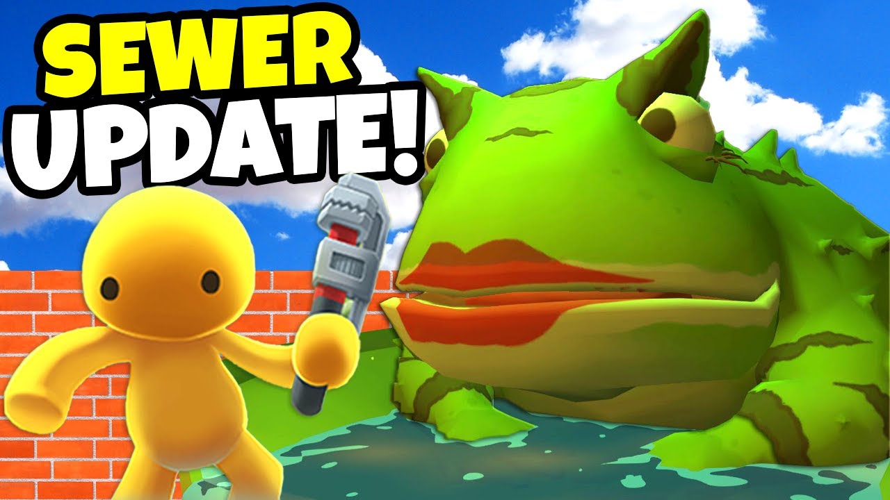I Found a SECRET FROG MONSTER in the NEW Wobbly Life Sewer Update! - YouTube