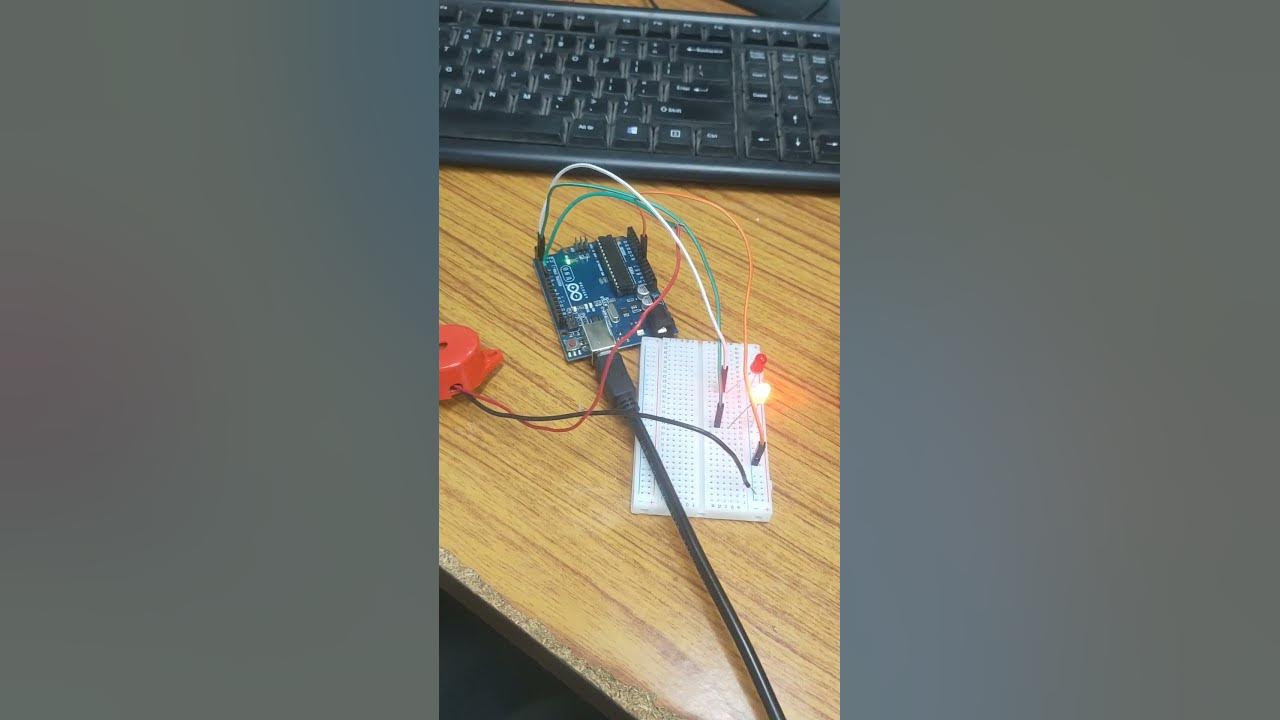 LED blinking with Buzzer arduino programming #arduino #coding #iot - YouTube