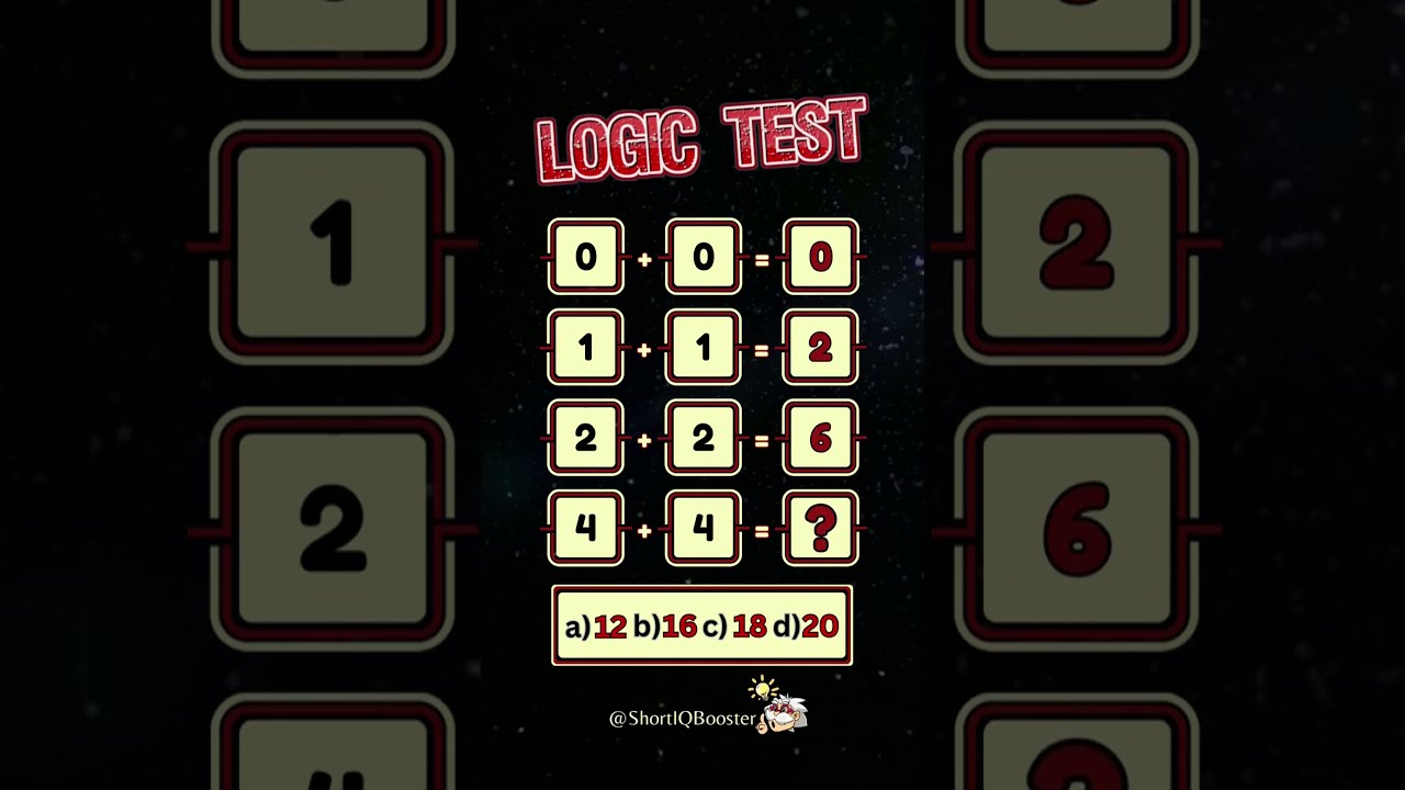Logic Test Only For Genius iqtest logictest onlyforgenius 63 Logic Test Only For Genius iqtest logictest onlyforgenius 63