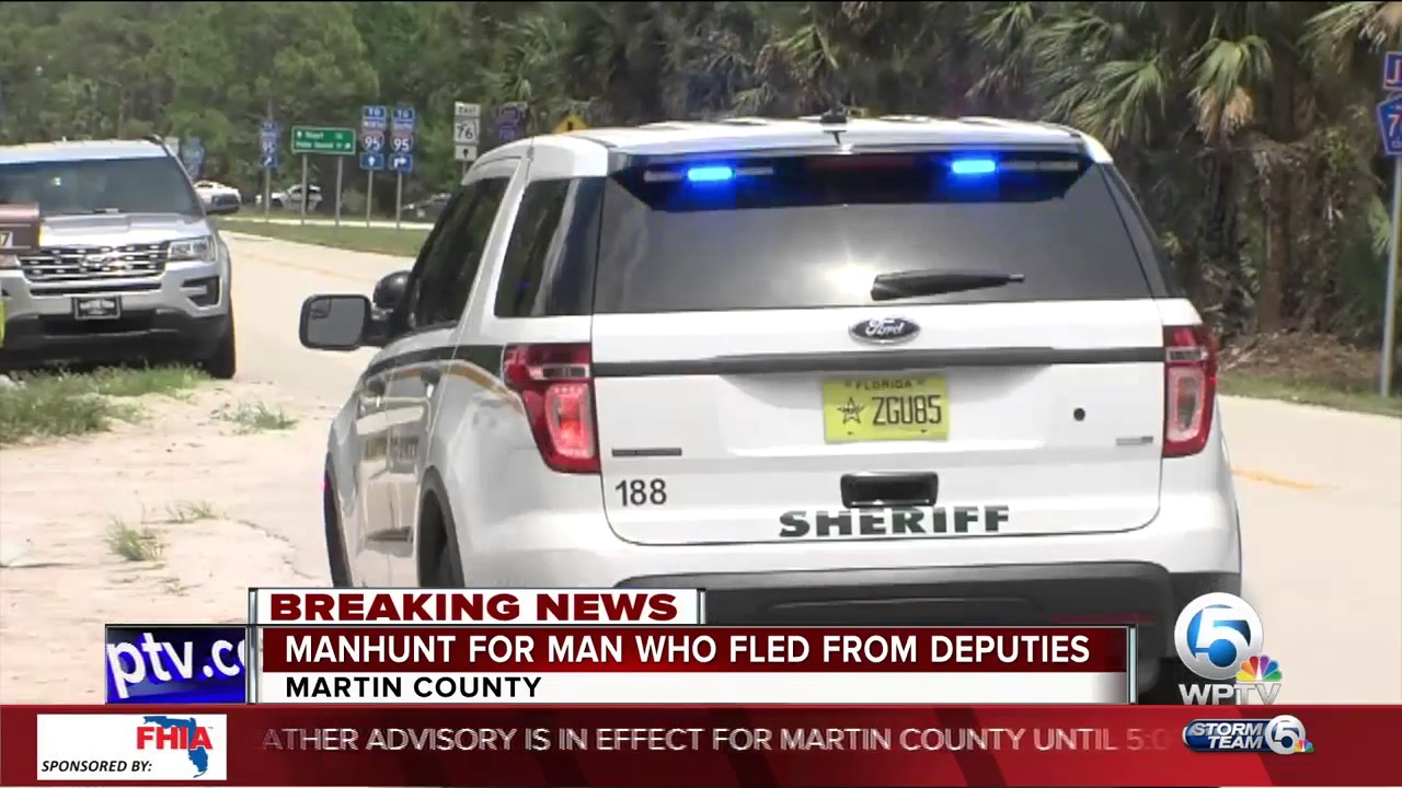 Martin County Sheriff's Office conducts manhunt after suspect flees ...