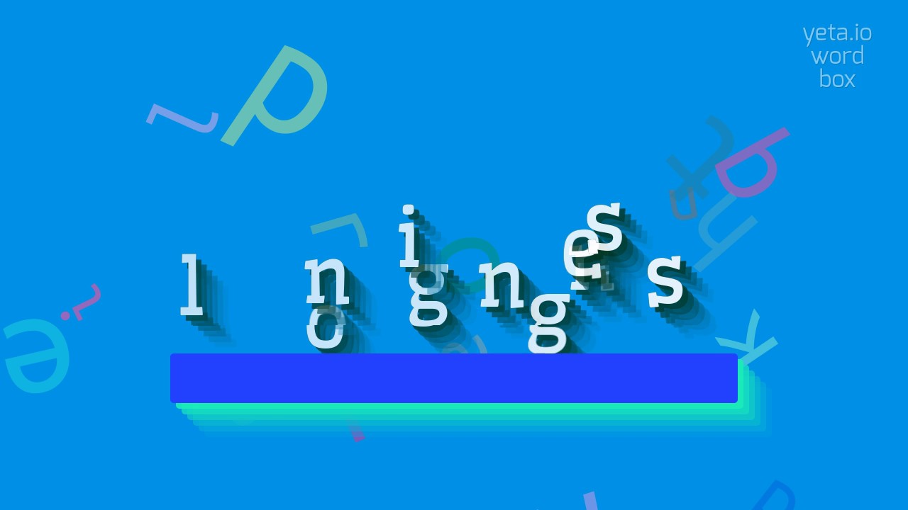 How to say "longingness"! (High Quality Voices) - YouTube