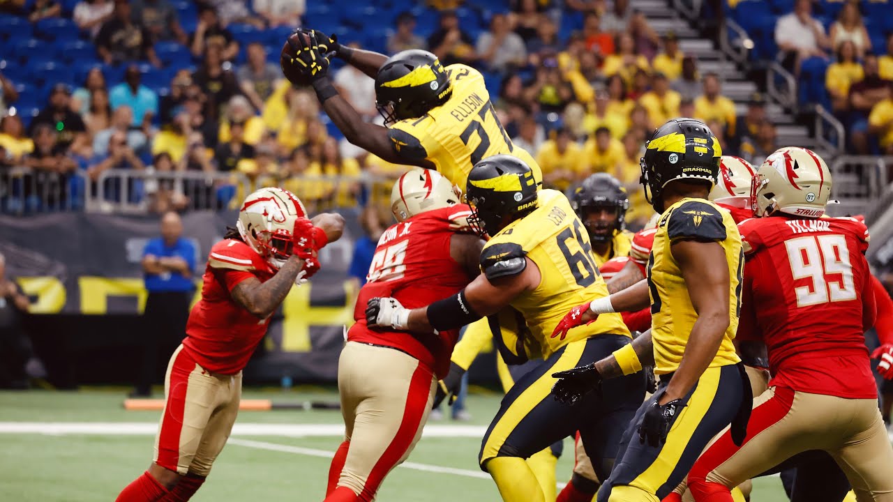 Morgan Ellison official UFL RB Highlights- San Antonio Brahmas - YouTube