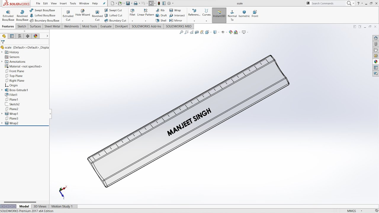 How To Make Scale In Solidworks Scale solidworks YouTube How To Make Scale In Solidworks Scale solidworks YouTube