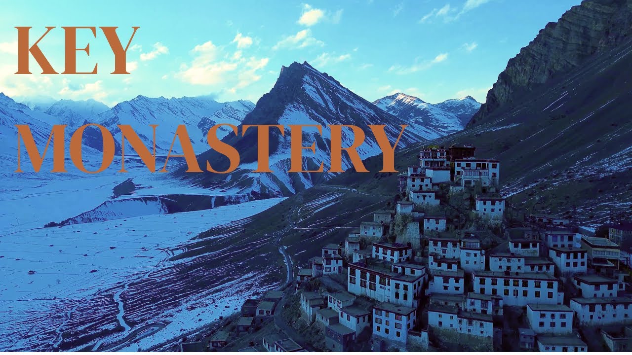 Aerial Views of Key Monastery | Majestic Drone Shots in Spiti Valley ...