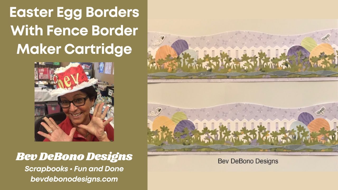 #April9zoom Technique Class: Easter Egg Borders with the CM Fence BMC ...