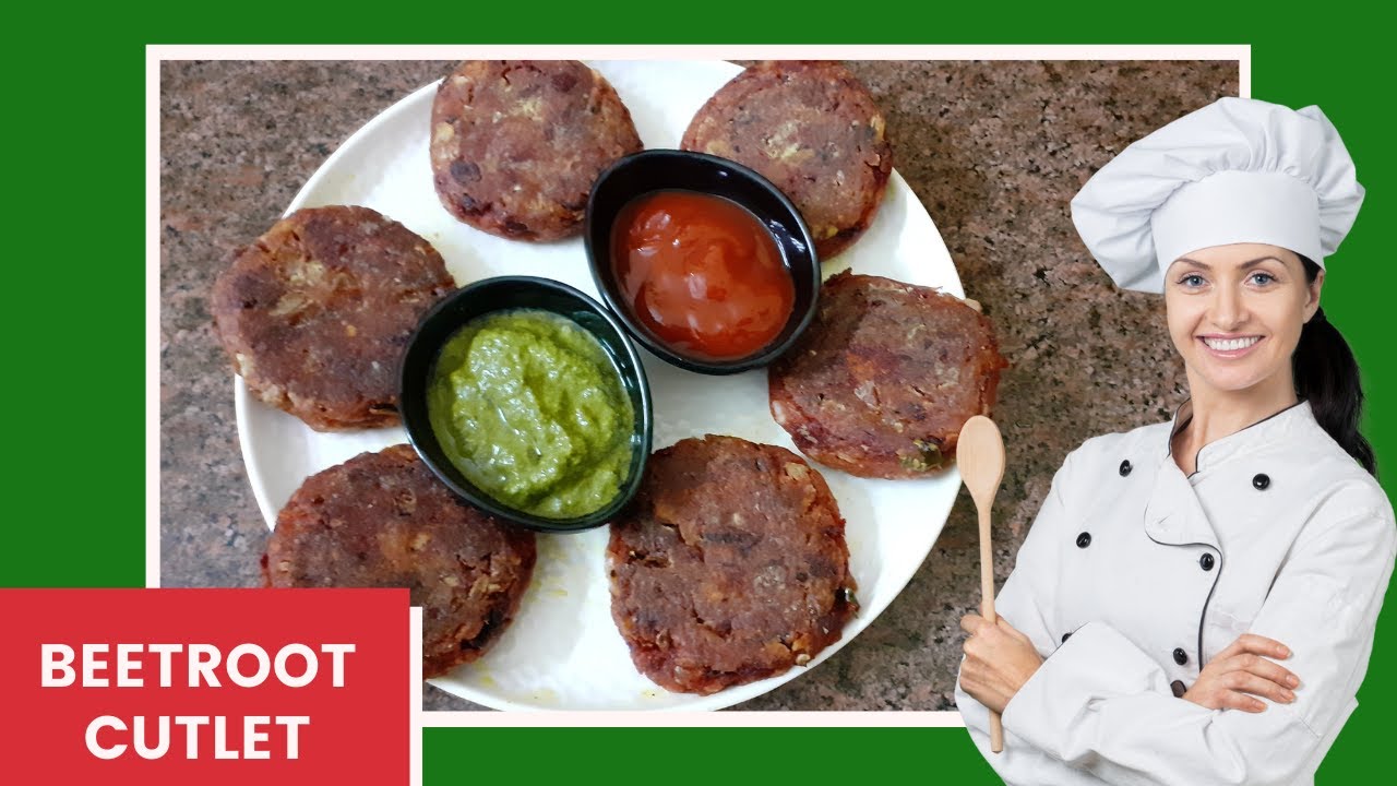 Beetroot Cutlet | Quick Snack Recipe | Beetroot Kebab | Crispy Beetroot Cutlet | Healthy Recipe ...