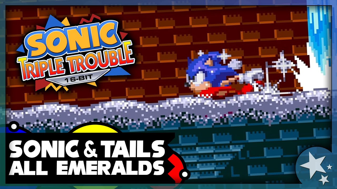 Sonic Triple Trouble 16-Bit - Sonic & Tails All Emeralds Full ...