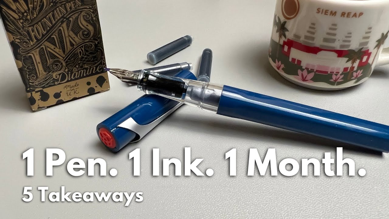 One Pen, One Ink, One Month - 5 Takeaways - YouTube