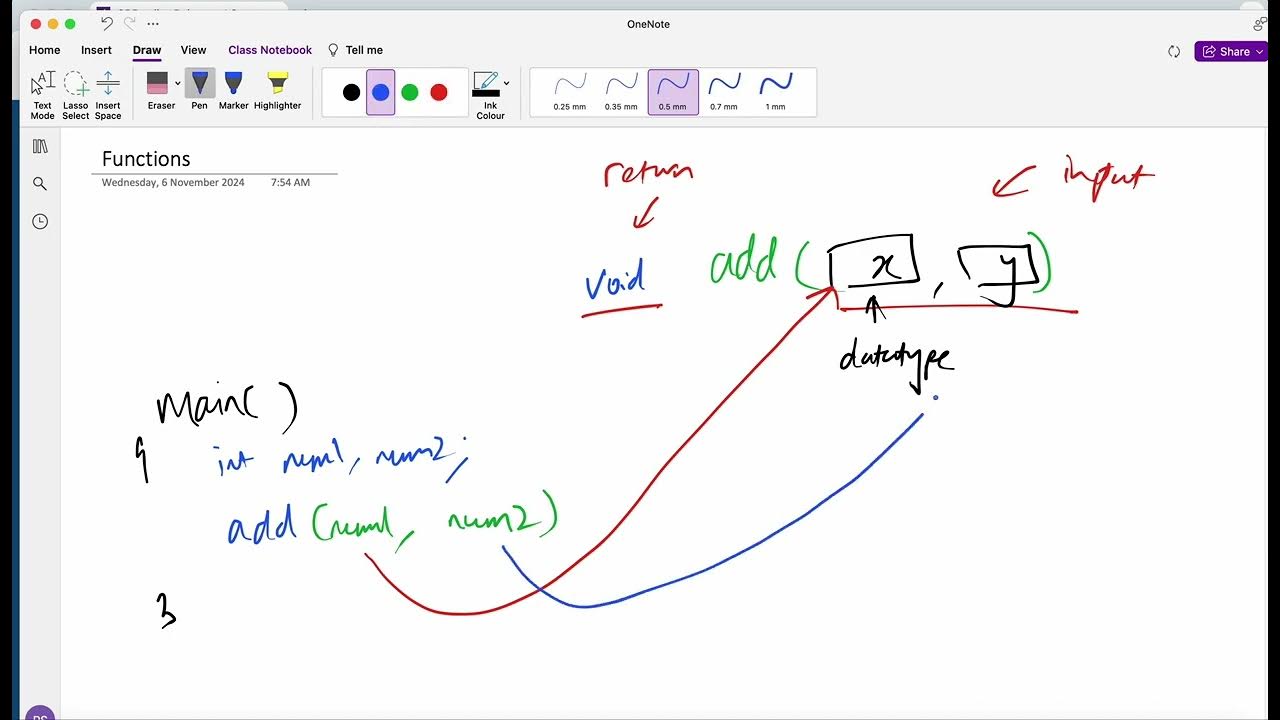 Functions in C: Input Parameters and no return - YouTube