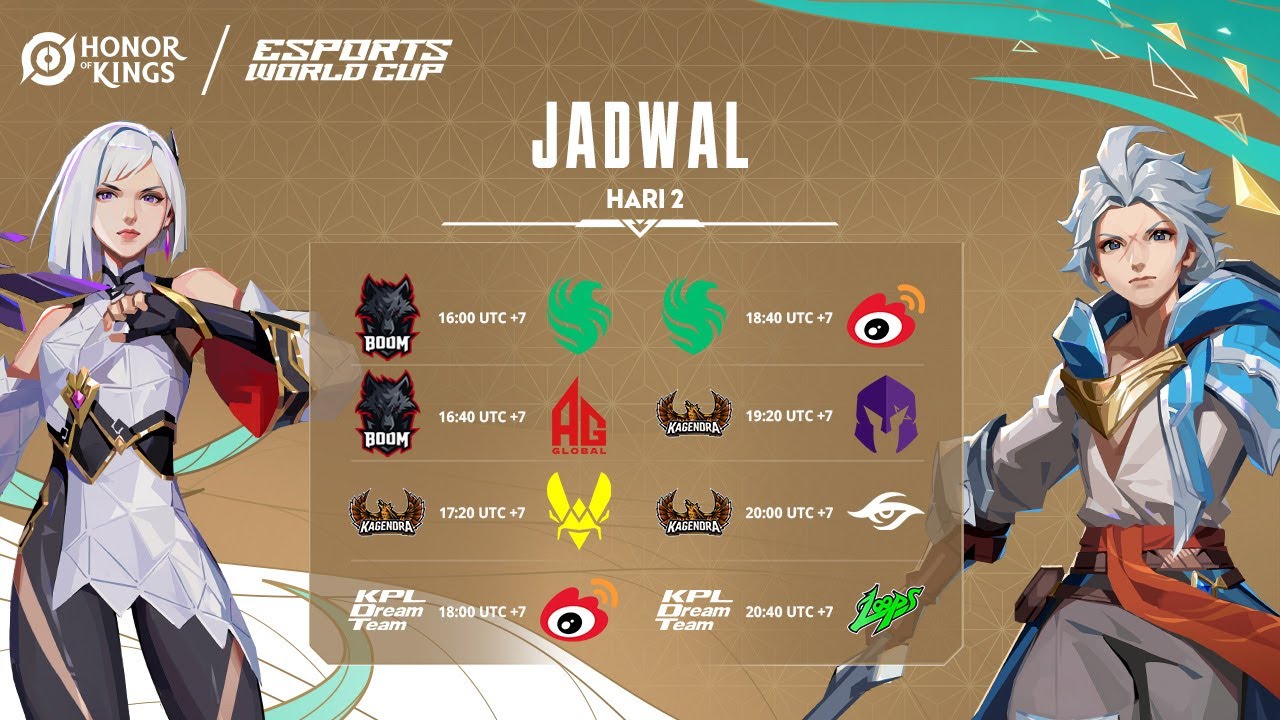 [ID] Group Stage Hari Ke-2 HoK x EWC - YouTube