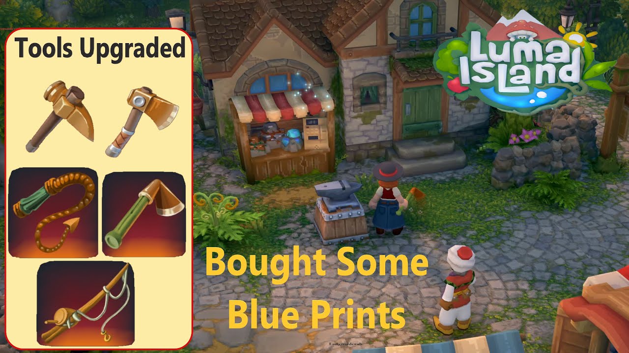 Tools Upgrade & Get Blueprints - LUMA ISLAND - YouTube