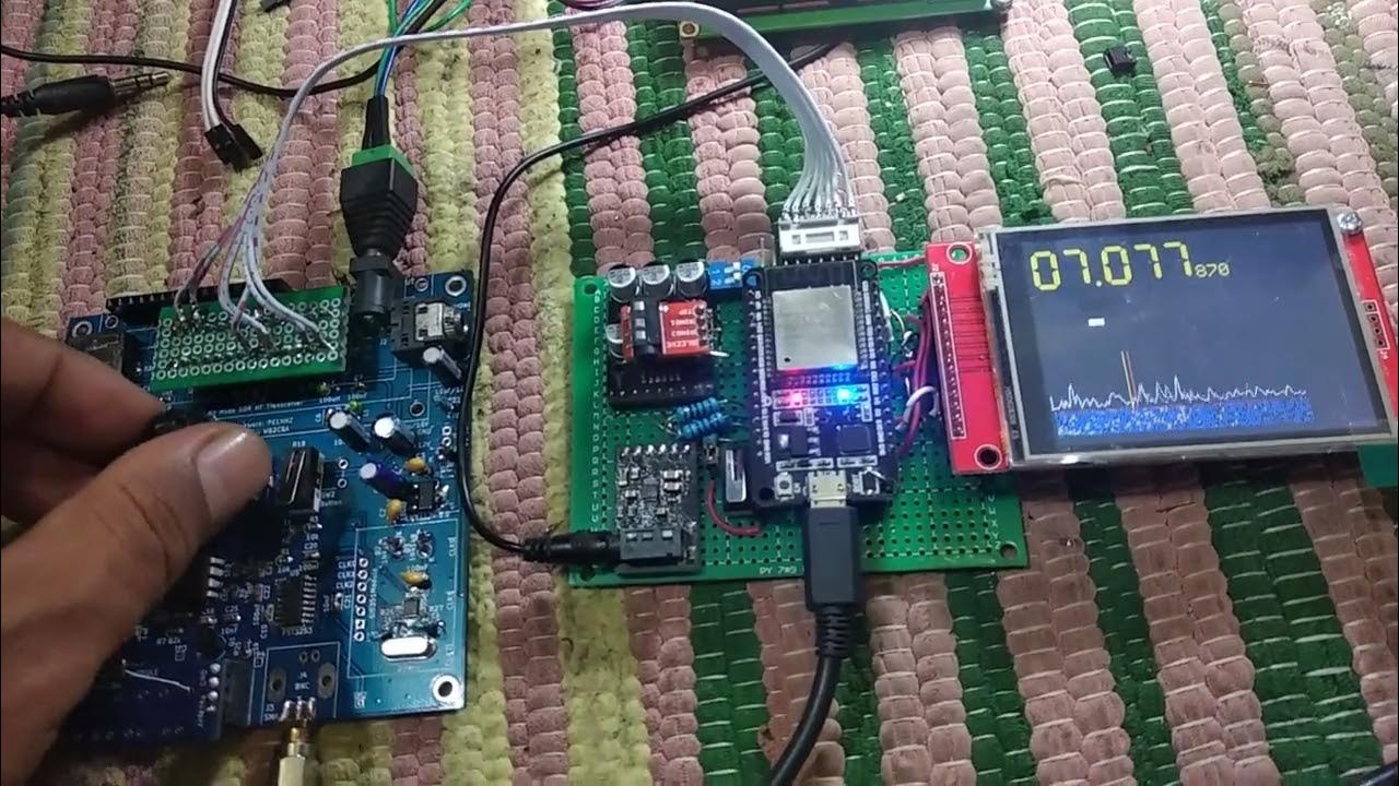 usdx ssb with ESP32 # receiver test - YouTube