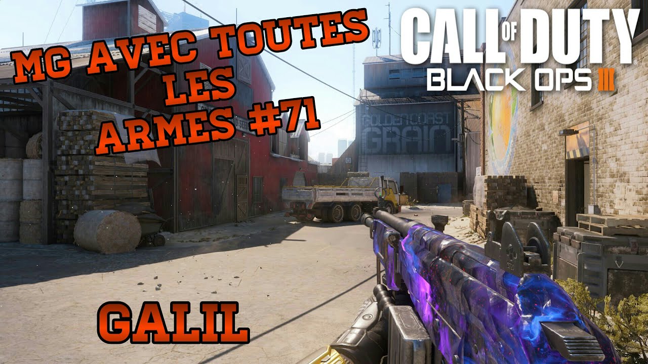 COD BO3 | MG AVEC TOUTES LES ARMES #71 | GALIL - YouTube