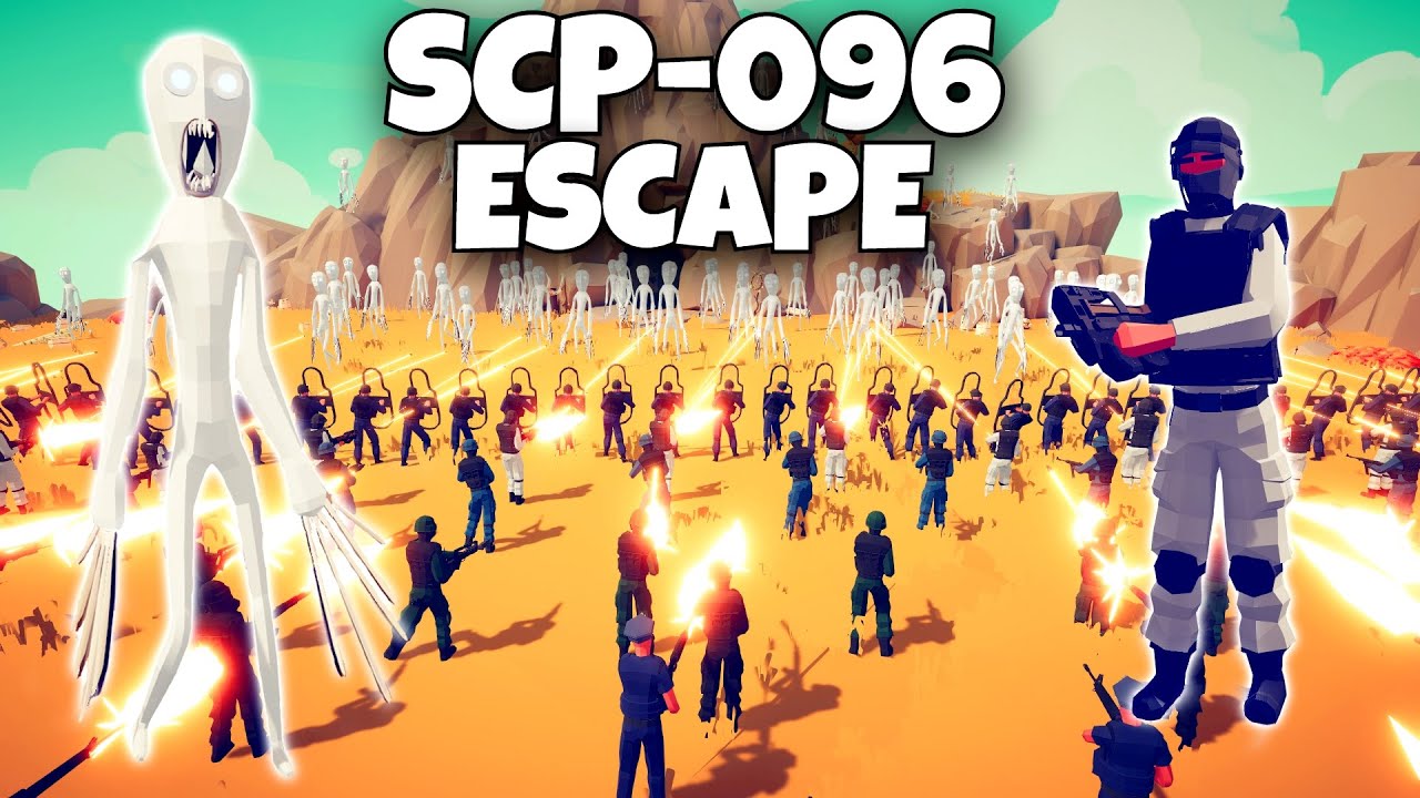 SCP-096 vs SCP FOUNDATION GUARDS - SHY GUY - Totally Accurate Battle ...