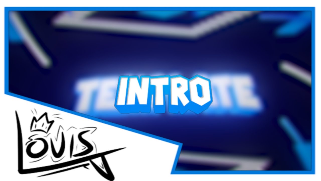 Blue 2D Intro Template // Download In Desc - YouTube