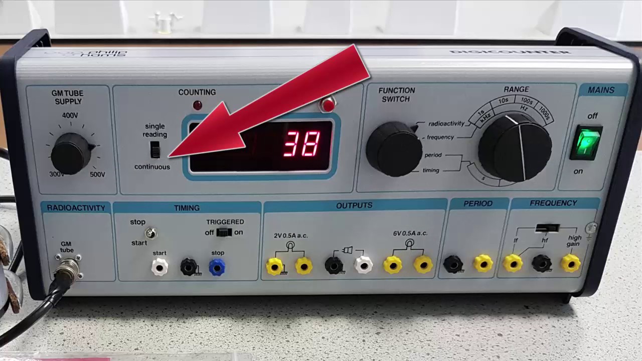 PAG 7.1 Philip Harris digicounter setup - YouTube