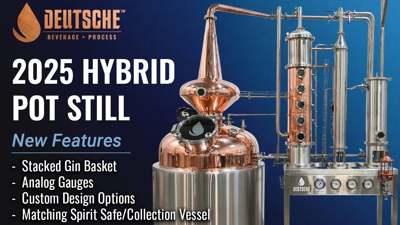 New Hybrid Pot Still by Deutsche Beverage + Process - YouTube