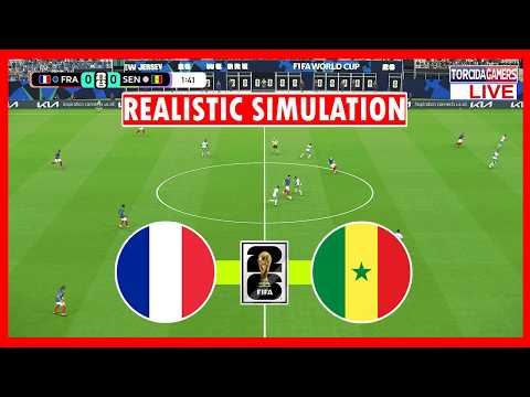 France vs Sénégal | Coupe du Monde 2026 | eFootball PES 2021 Simulation