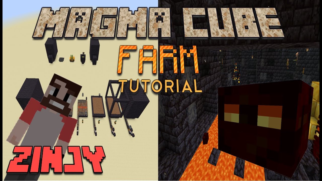 NEW MAGMA CUBE FARM MINECRAFT BEDROCK/JAVA 1.16 - YouTube