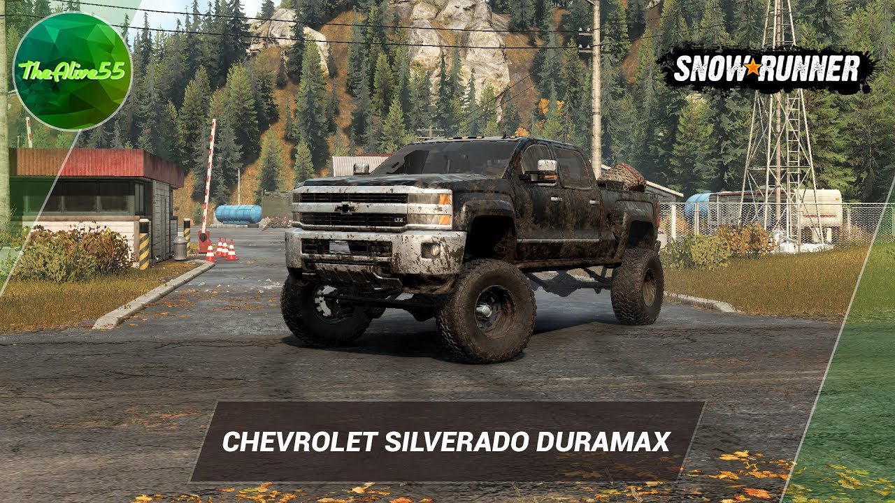 [SNOWRUNNER] ОБЗОР CHEVROLET SILVERADO DURAMAX - YouTube