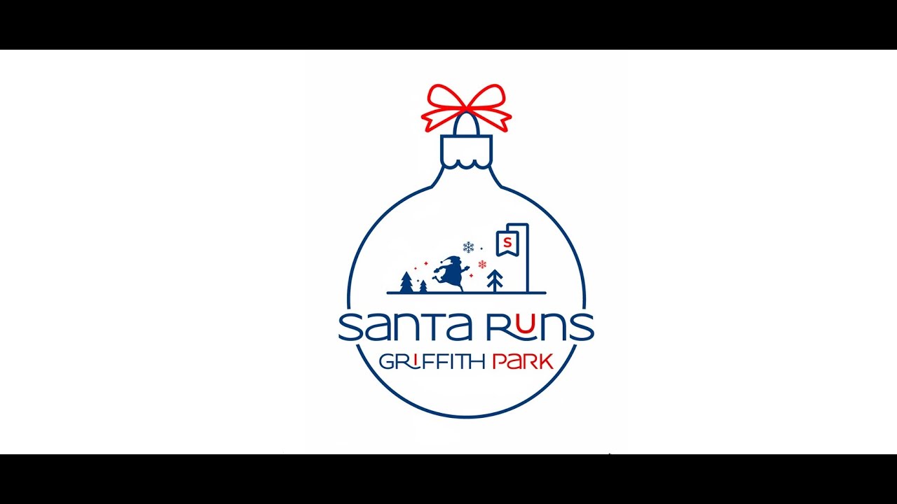 Santa Runs Griffith Park 5K/10K Los Angeles December 2023 - YouTube