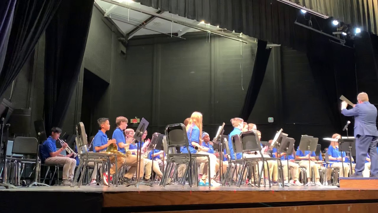 Alex 8th grade band concert - YouTube