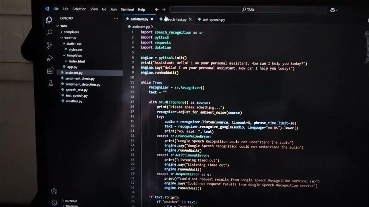 Python Tasks [ CODEXINTERN ] - YouTube