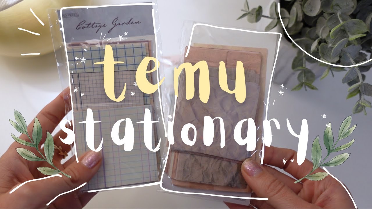 🌷 Huge TEMU stationary haul unboxing 🌷 | stickers, tape, craft paper by ...
