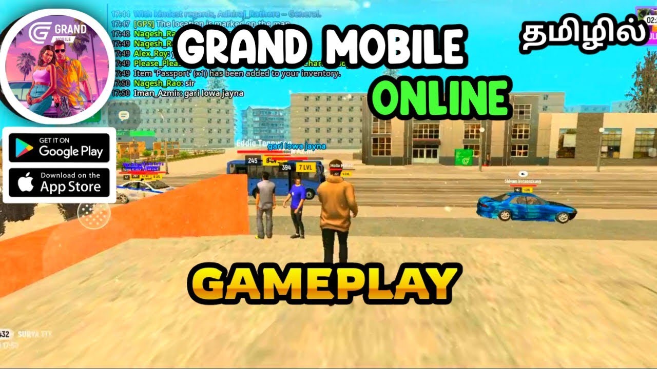 Grand Mobile:RP Online Simulator Tamil Gameplay | Grand Mobile | Tamil ...