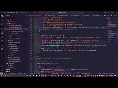 17 - (Digital Library Tutorial) - CRUD Buku part 2 ( final ) - YouTube