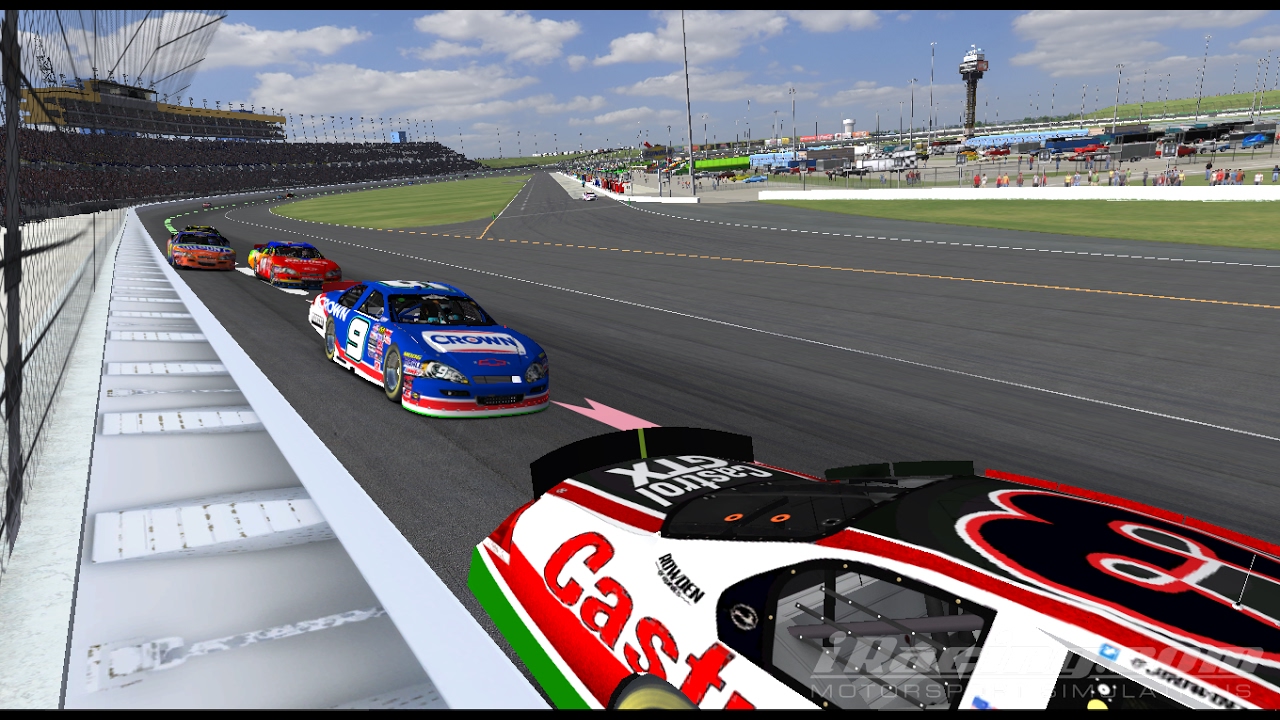 iRacing - National cars at Kansas, Top Split Re-Do - YouTube