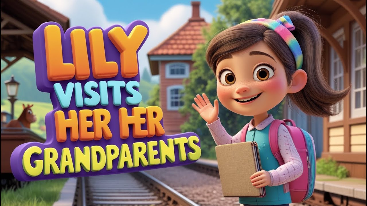 Lily Visits Her Grandparents | 3D Animated Story for Kids In English ...