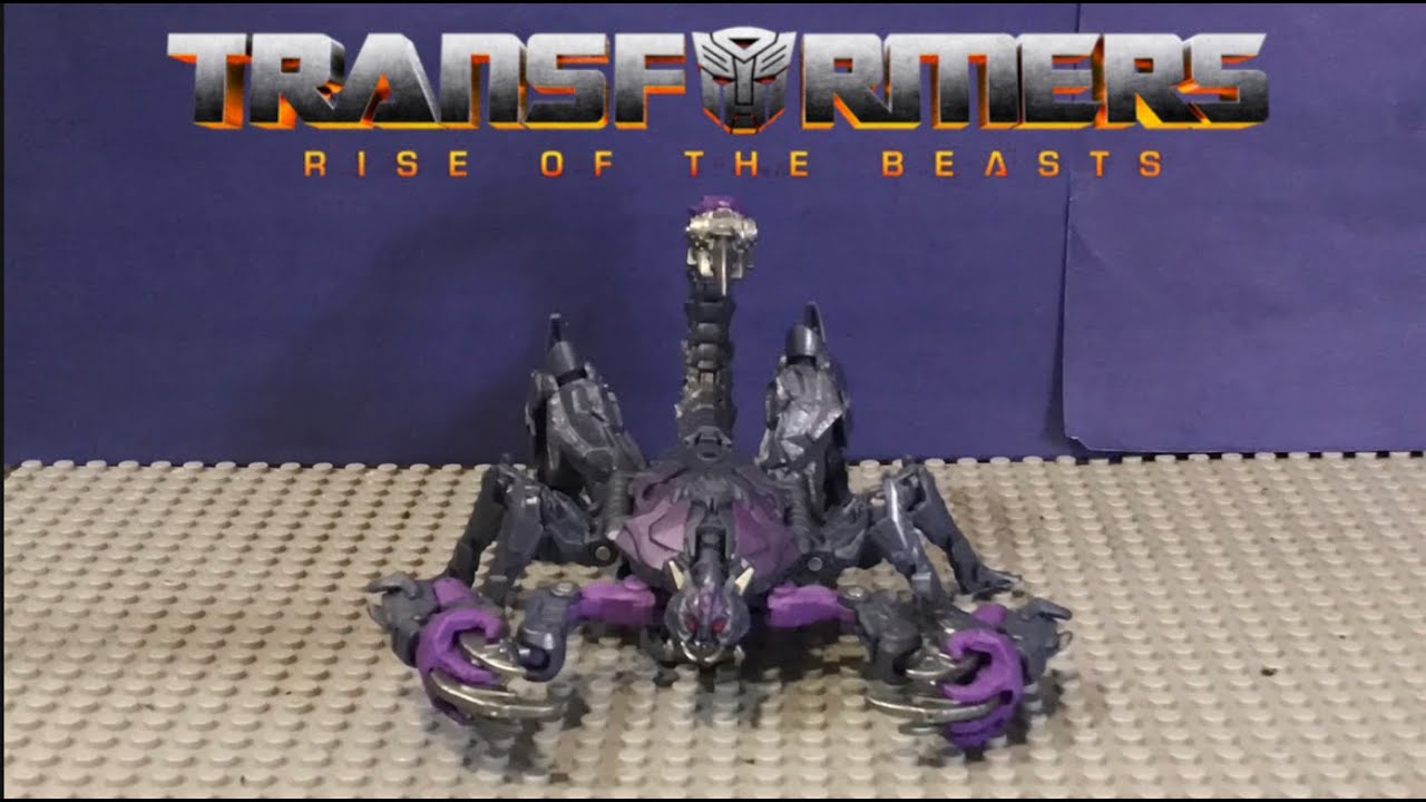 Transformers Rise Of The Beasts Scorponok Stop-Motion - YouTube
