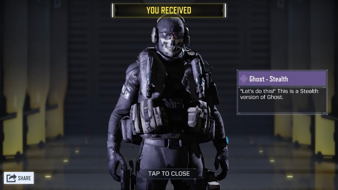 Unlocking Ghost Stealth 💀 Operator for Free - Call of Duty Mobile - YouTube